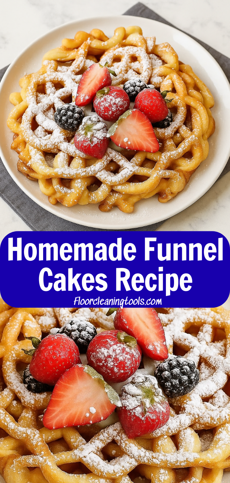 Homemade Funnel Cakes Recipe: Bringing the Fairground Magic Right Into ...