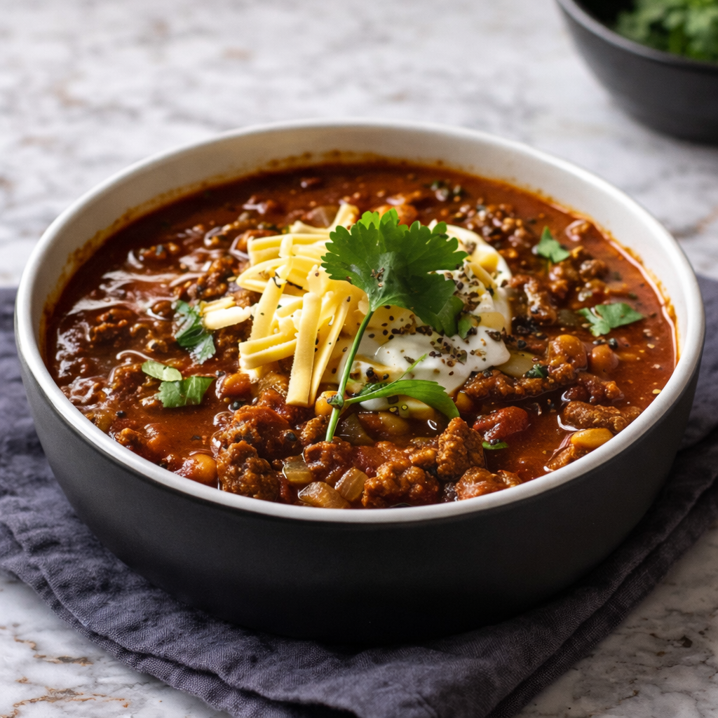 Easy Chipotle Cheddar Beef Chili – A Comforting Bowl That Warms More ...