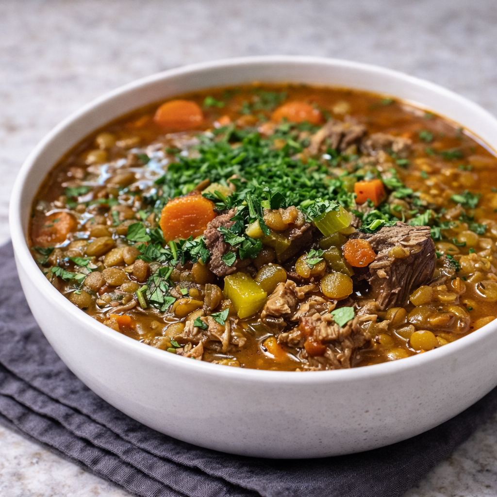 Beef and Lentil Soup – A Hearty Bowl of Comfort That Feels Like Home ...