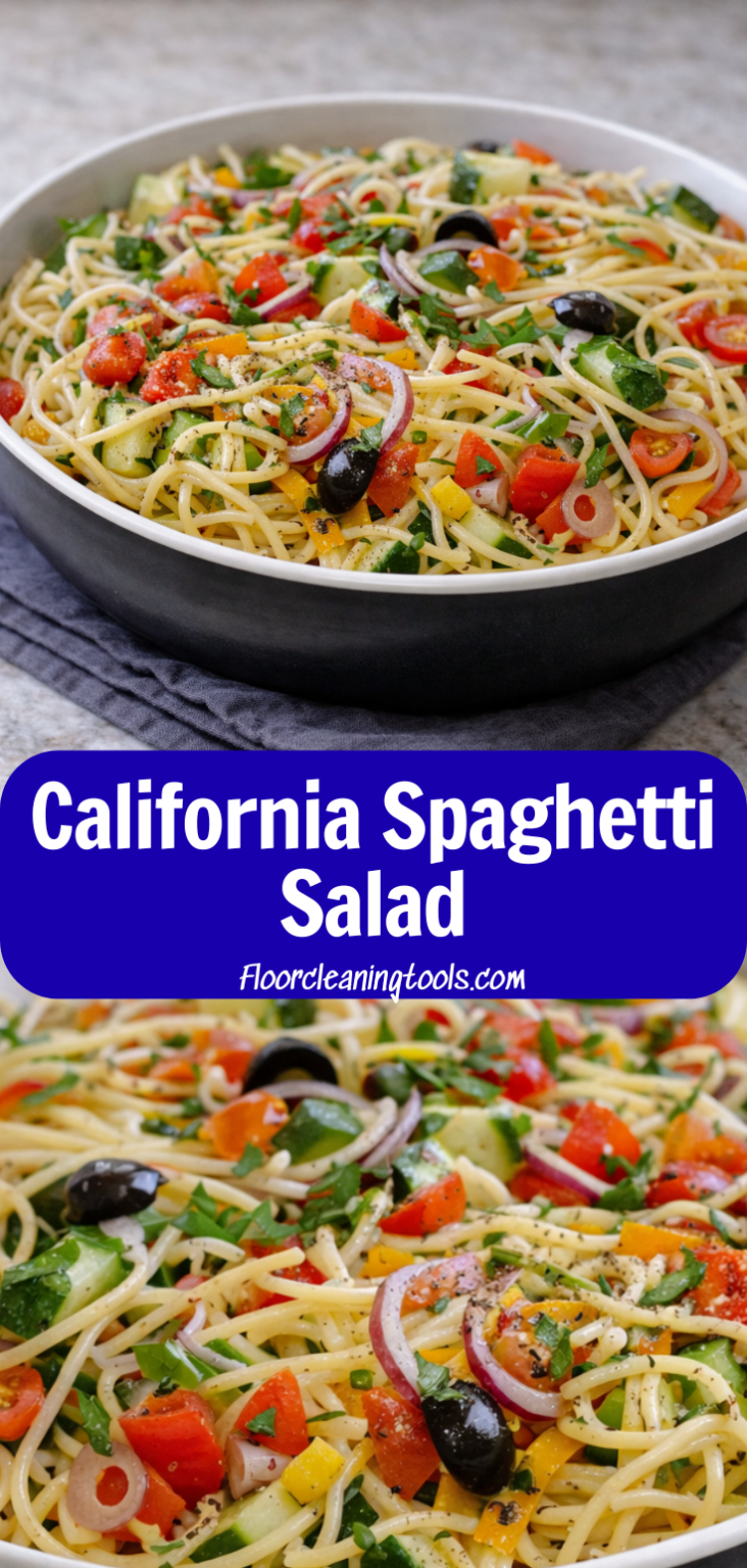 California Spaghetti Salad - Floor Cleaning Tools LLC