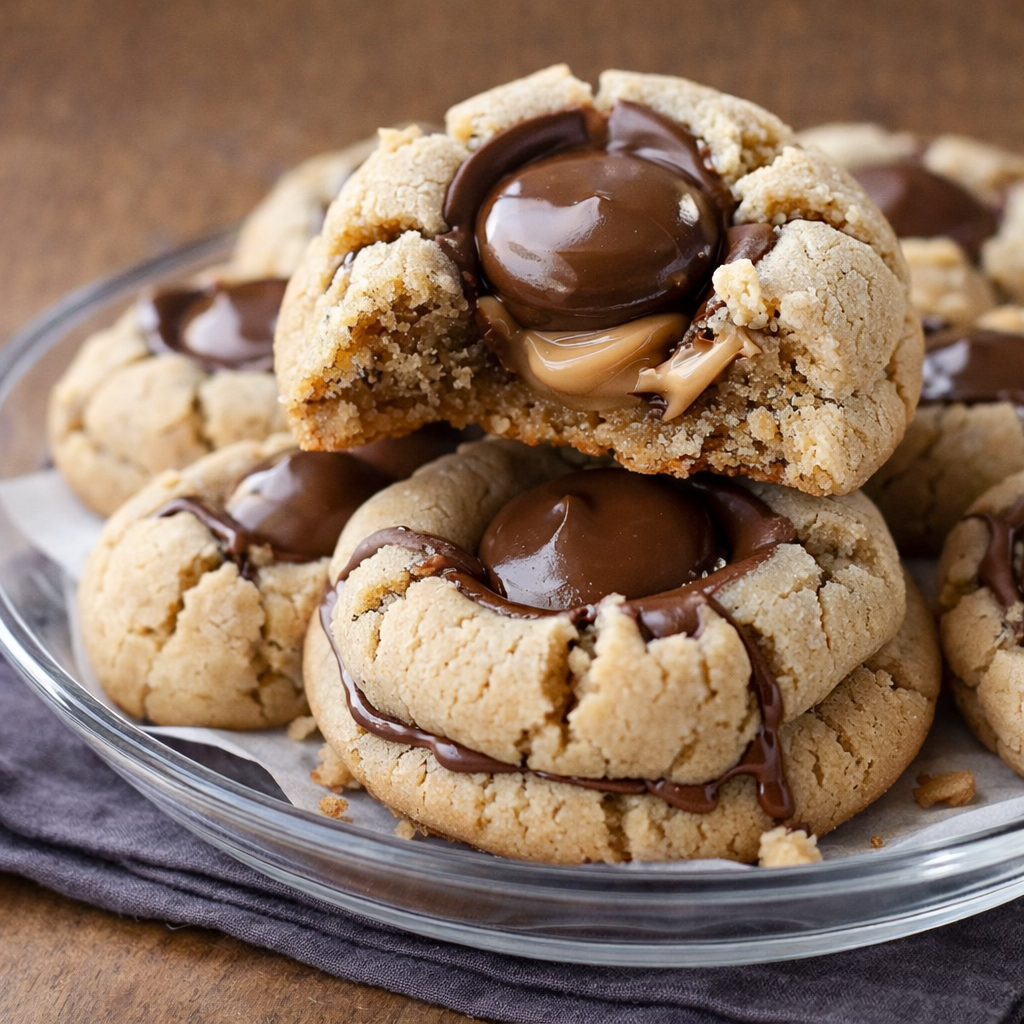 Reese’s Cup Stuffed Peanut Butter Blossom Cookies: A Comfort Bake That ...