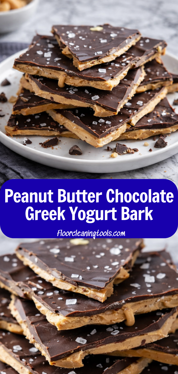 Peanut Butter Chocolate Greek Yogurt Bark – A Quietly Comforting Treat ...