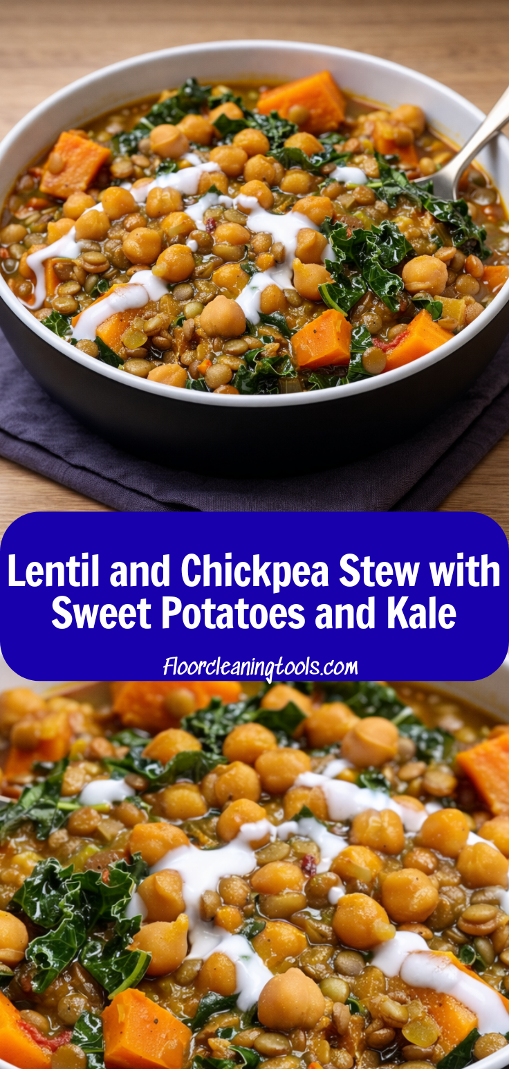 Lentil and Chickpea Stew with Sweet Potatoes and Kale: A Comforting ...