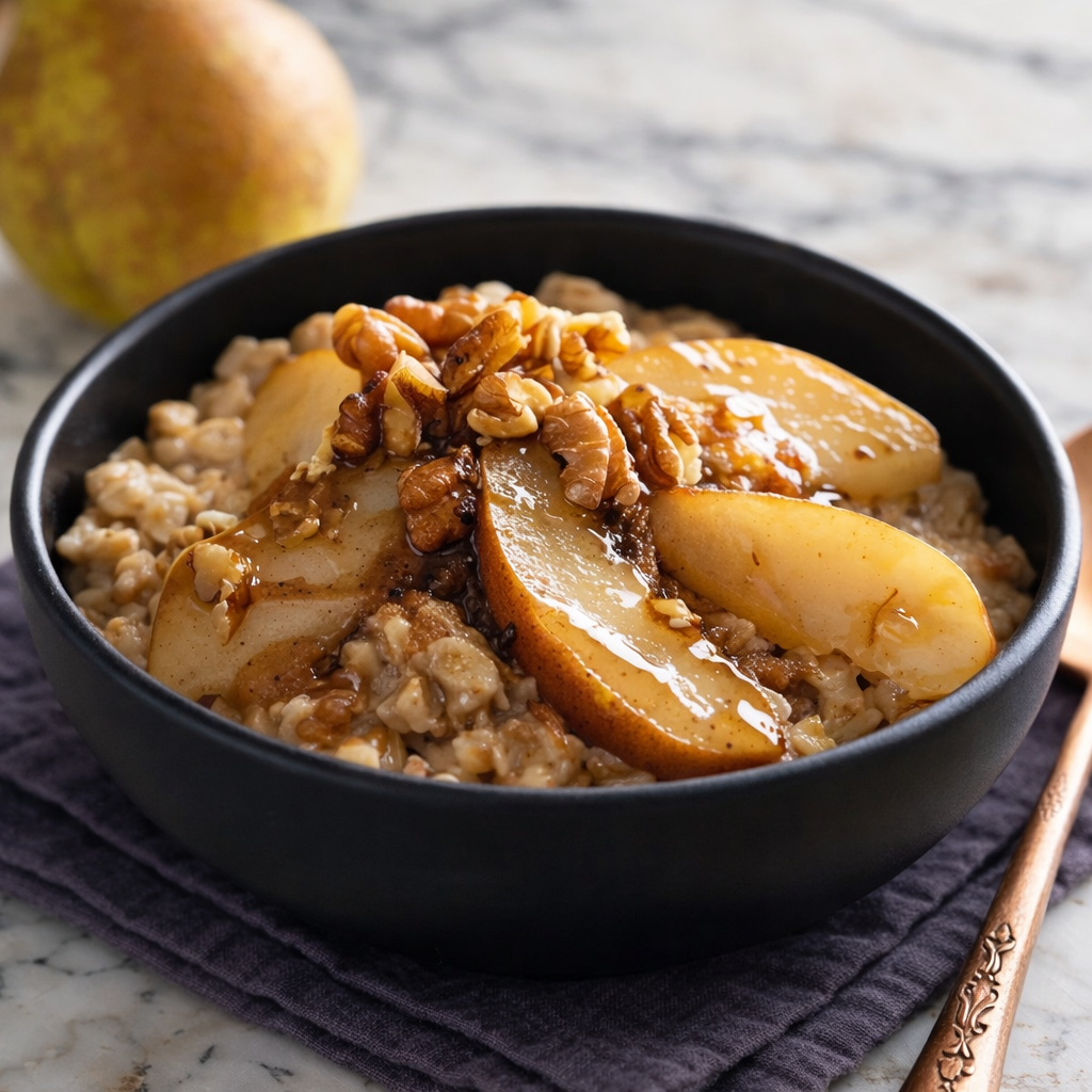Caramelized Pear Oatmeal Bowls: A Warm, Comforting Morning Ritual That ...