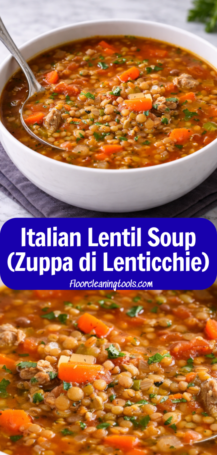 Italian Lentil Soup (Zuppa di Lenticchie): A Bowl of Comfort That Feels ...