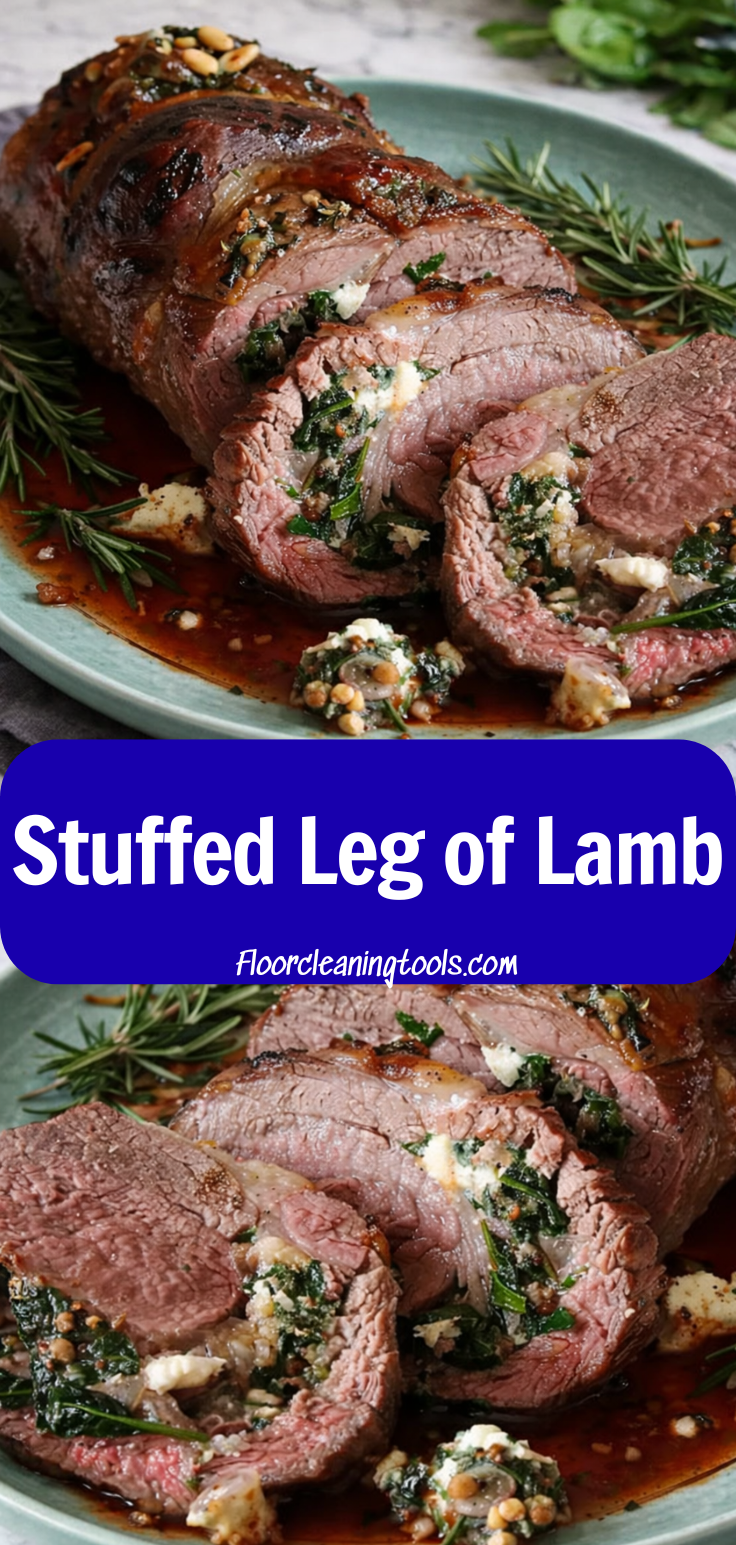 Stuffed Leg of Lamb: A Beautiful Roast Filled with Spinach, Goat Cheese ...