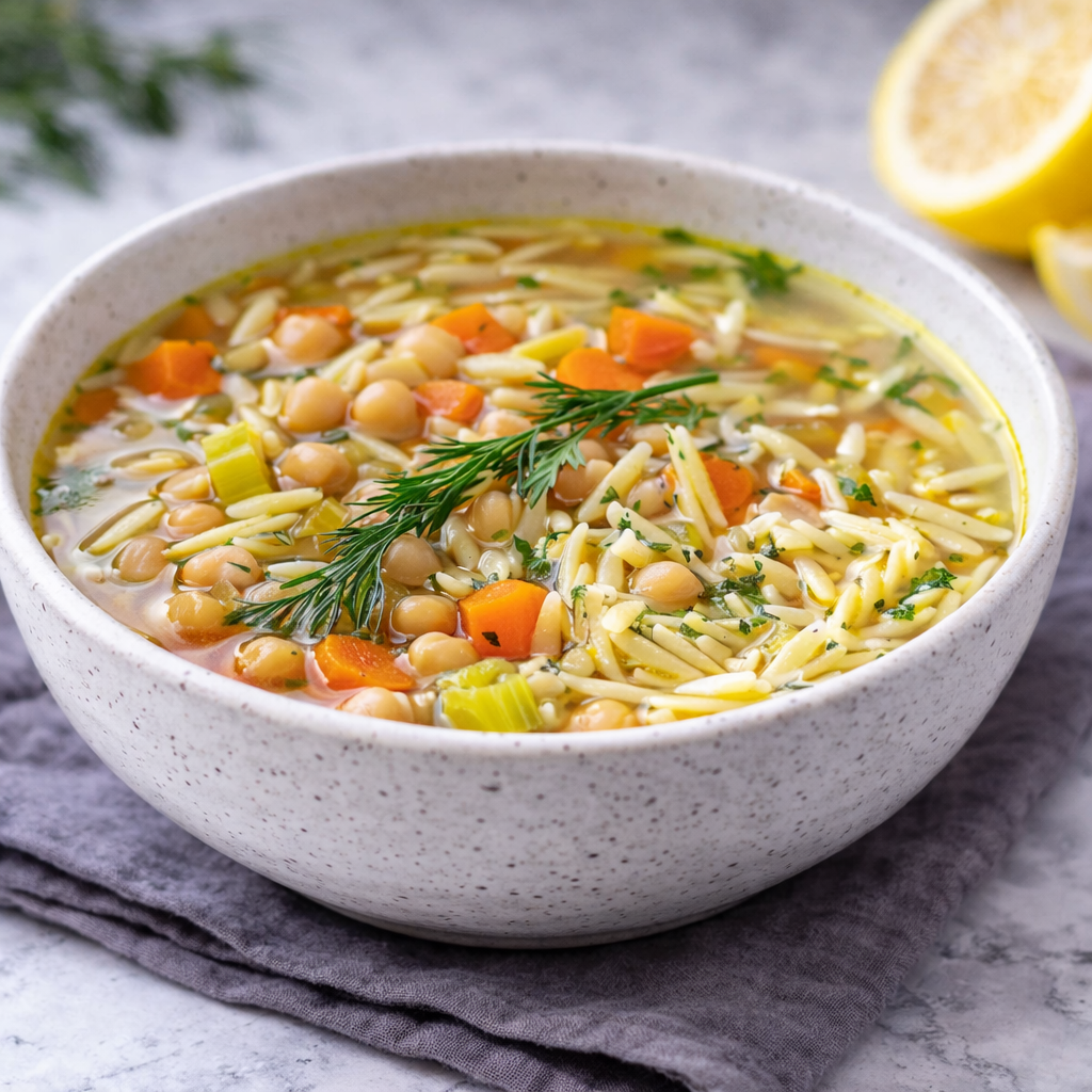 Lemon Orzo Chickpea Soup: A Bright, Comforting Bowl That Feels Like ...